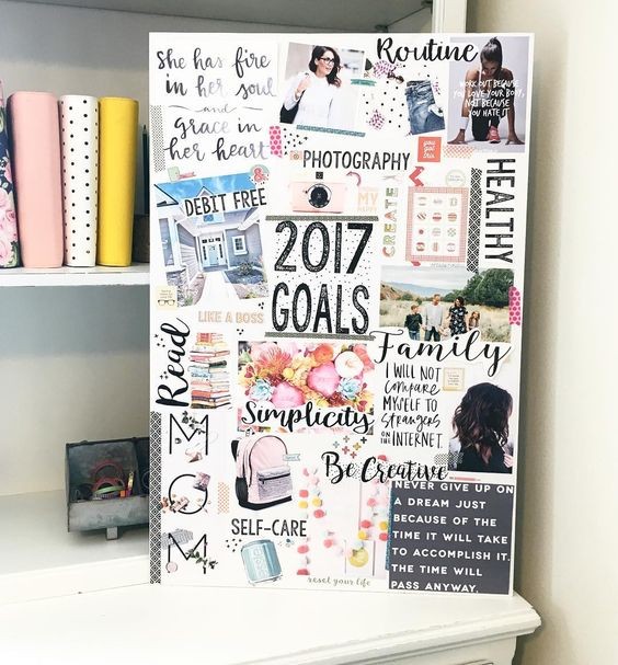 Fun Ideas to Make a Vision Board That will make all Your Dreams Come ...